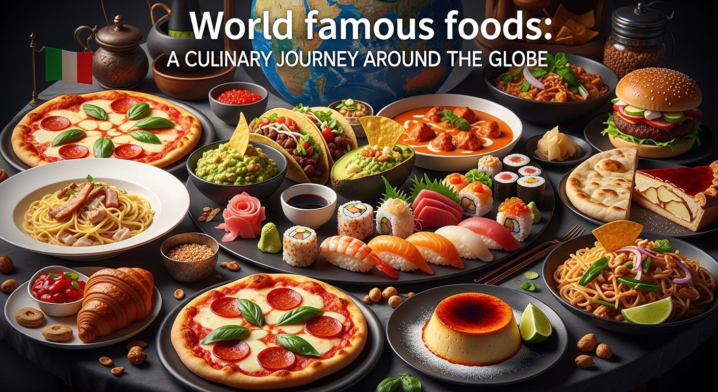 World famous foods: A Culinary Journey Around the Globe - Famous Food Blog